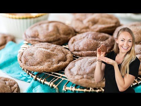 A Deep, Dark Twist on a Classic Cookie: Chocolate Snickerdoodles