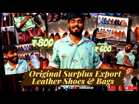 Original Surplus Leather Shoes & Bags at cheapest price in Chennai | In Tamil | beingbogan