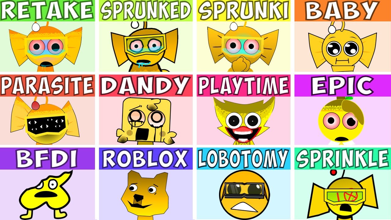 Incredibox Sprunki Retake ALL MODS | Normal VS Horror