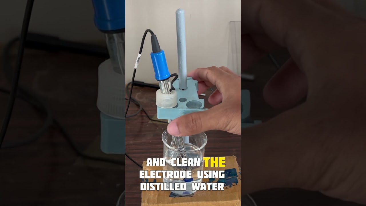 Determination of soil pH using pH meter