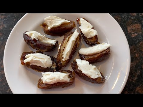 Cream Cheese Stuffed Dates