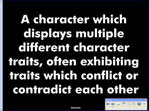 Character Concepts English 7: Part 1