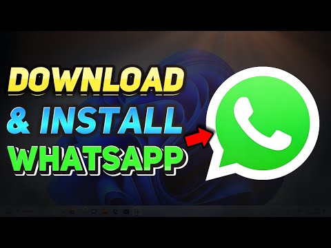 How to Download WhatsApp in Laptop or PC (Windows 10/11 Tutorial)