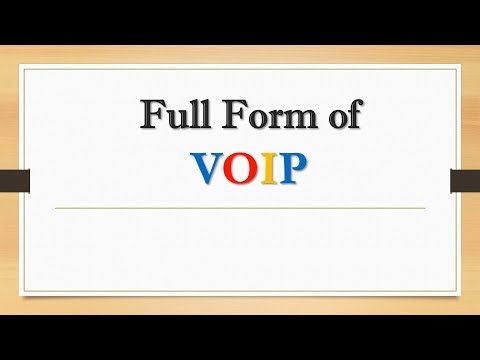 Full Form of VOIP || Did You Know?