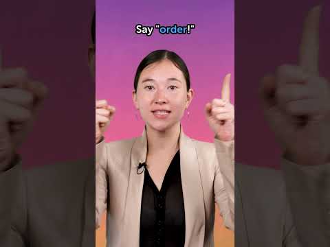 order - English Word of the Day