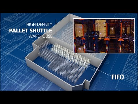 Pallet shuttle system in the logistics of healthcare products - Interlake Mecalux