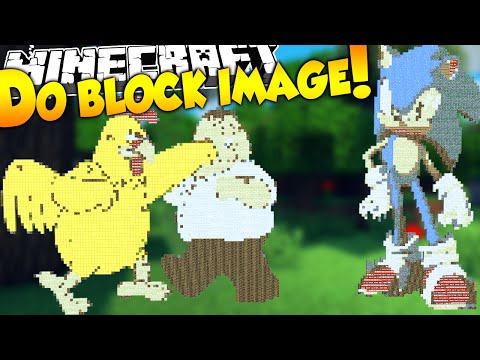 Minecraft | DO BLOCK IMAGE! (Convert URL Image to Pixel Art!) | Plugin Tutorial