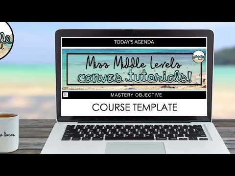 Course Template for Canvas LMS School Year 2022-2023