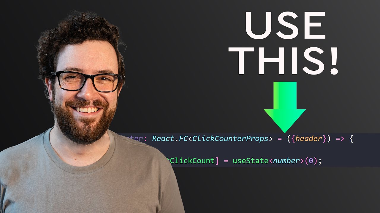 React With Typescript Tutorial |  Add Typescript To Your Project