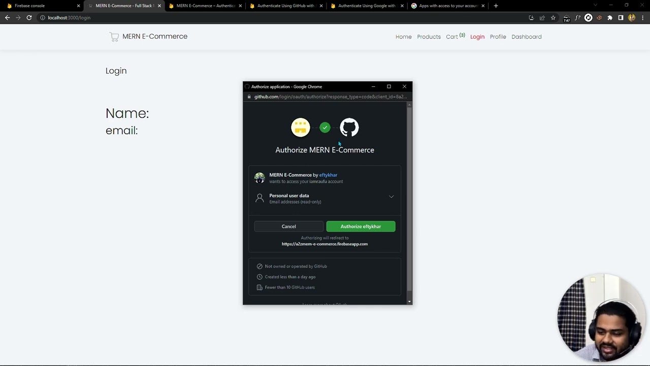 Integrate GitHub Authentication | MERN Stack in Bangla