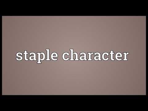 Staple character Meaning