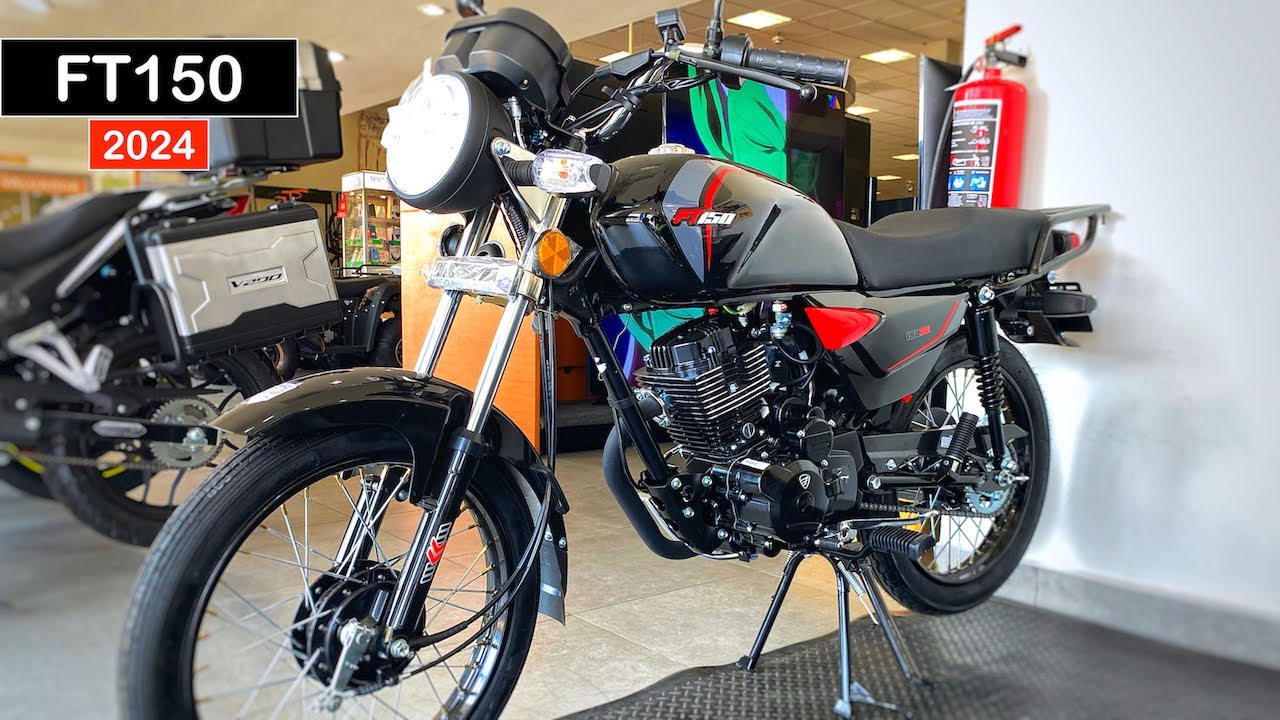 FT150 negro |2024| una BUENA MOTO de TRABAJO