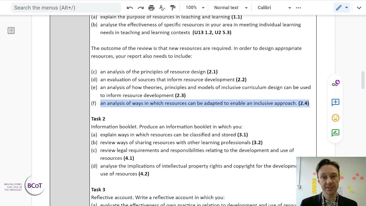 L5 Education & Training: Assignment 7 - 2023