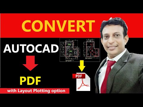 Convert DWG to PDF | AutoCAD TO PDF | CAD Tutorial for Electrical, Civil, Mechanical Engineering