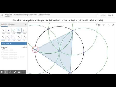 Practice for doing Geometric Constructions