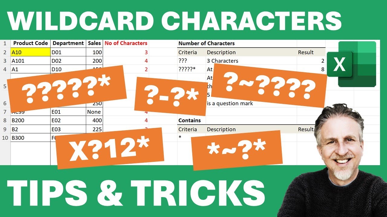 🪄 Excel Wildcard Tricks You NEED to Know!