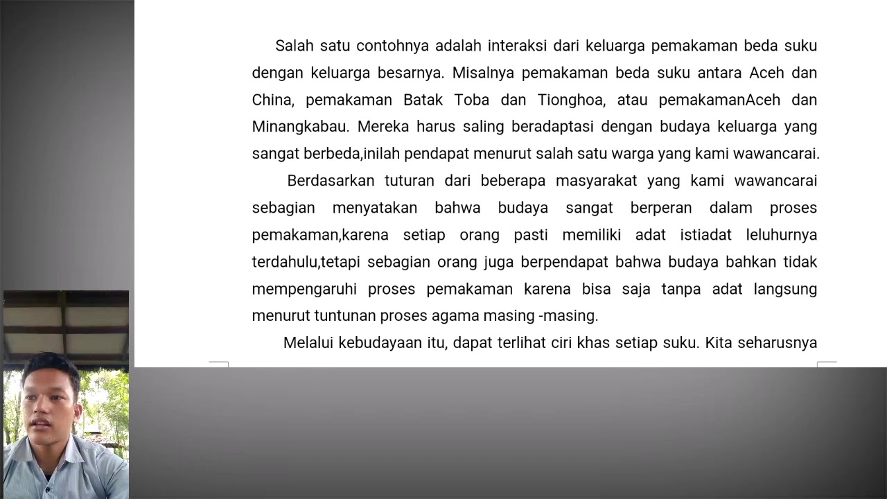 Mini riset ISBD (Ilmu Sosial Budaya Dasar)