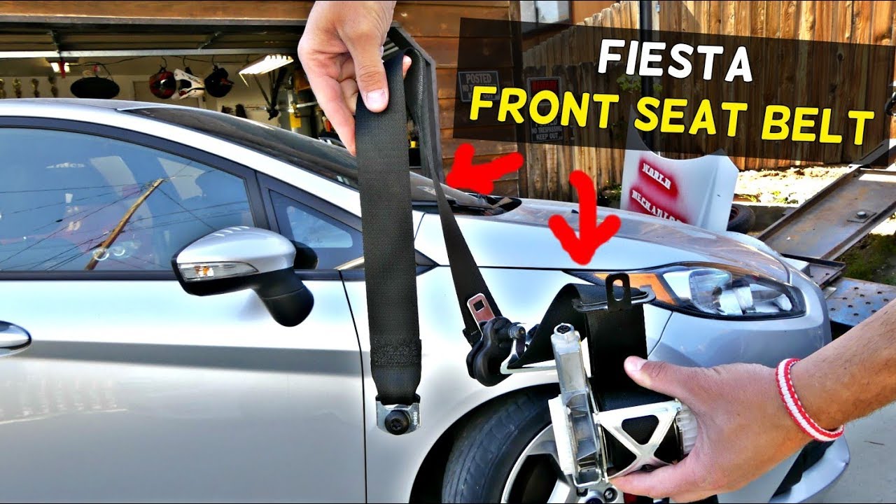 FORD FIESTA FRONT SEAT BELT REMOVAL REPLACEMENT MK7 ST DRIVER SEAT BELT