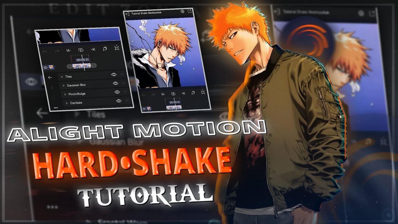 Hard shake tutorial on alight motion (+Preset)