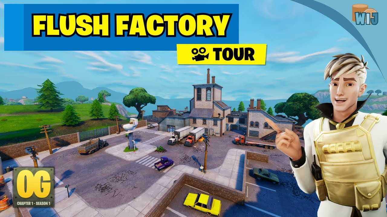 Flush Factory Tour | Fortnite OG CH1 S1