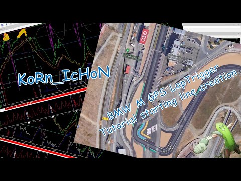 BMW M GPS LapTrigger - tutorial - Create a new track (start line) or modify it