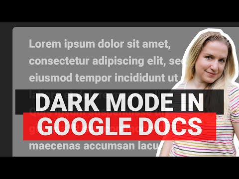 Dark Mode in Google Docs | Dark Mode in Google Chrome | Dark Mode in Google Sheets