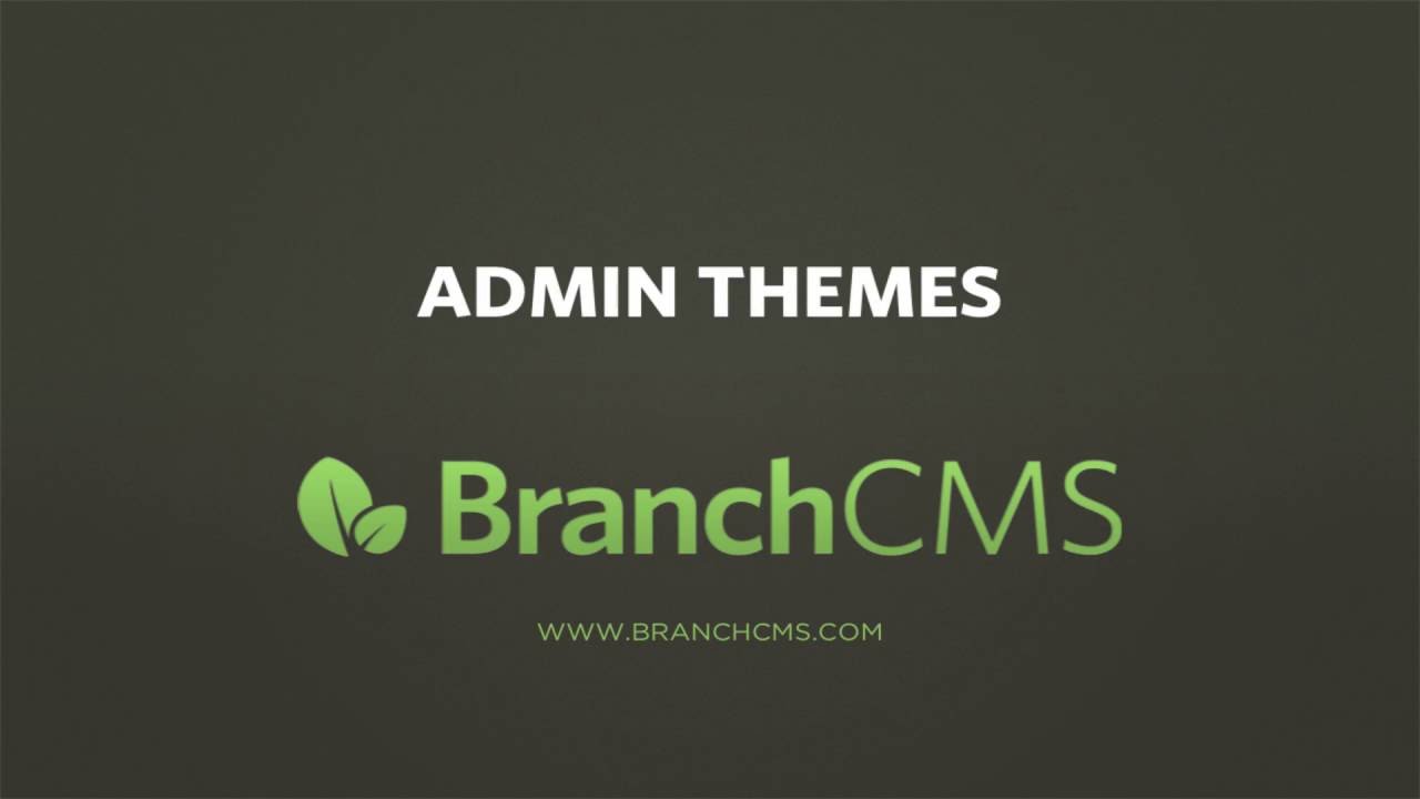 BranchCMS Admin Themes