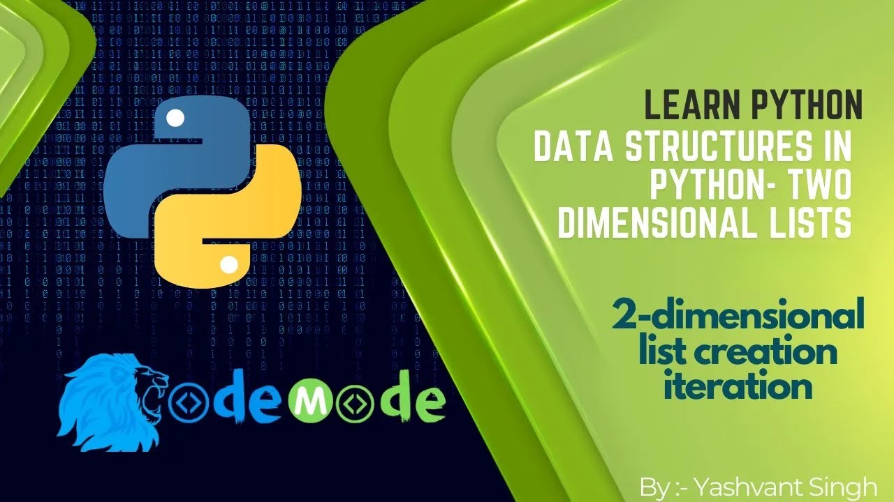 Two dimensional list iteration in Python | 2d list iteration