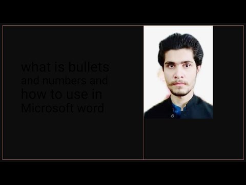 lecture21 what is bullets and numbers in MSWord how to use bullits and numbers in microsoftWord in u