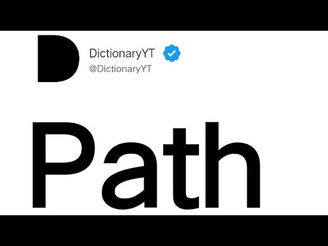 Path Meaning in English