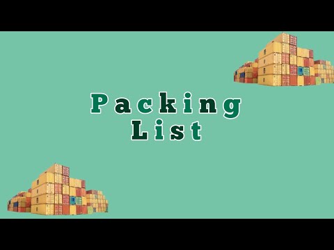 Packing List | International Trade Simplified #trending