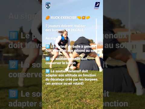 🏉 RUCK EXERCISE 🤜💥🤛 #rugby