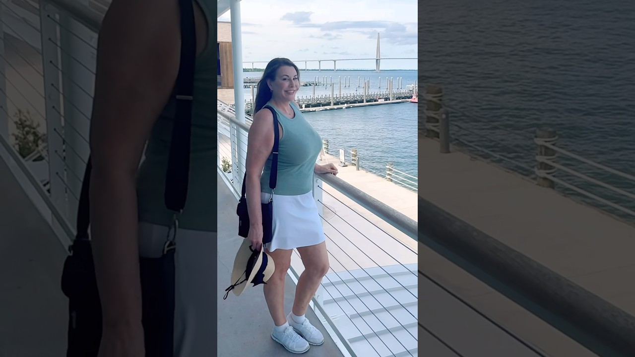 Second day in Charleston- walked to the marina for a harbor cruise. #elaina #charlestonsc