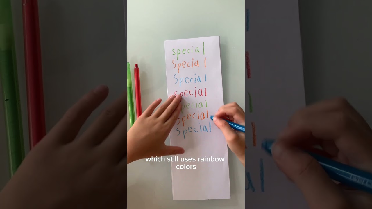 Stop using “rainbow words” to practice spelling