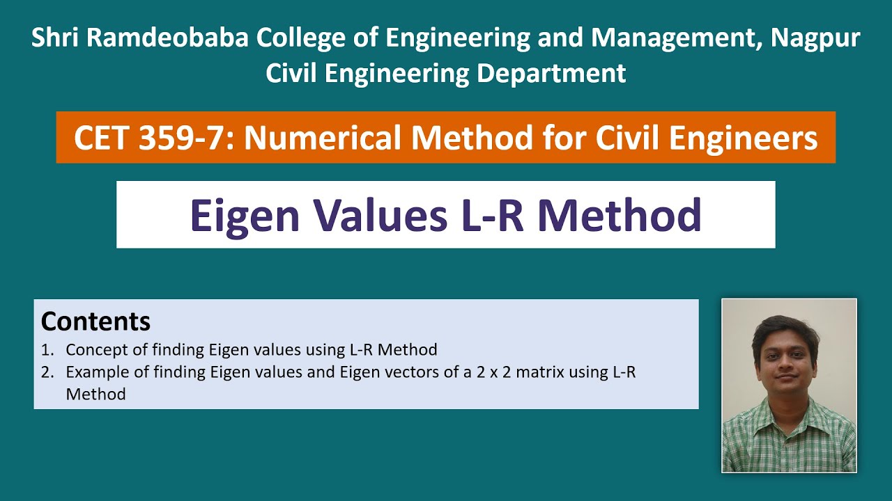 Eigen Values L R Method