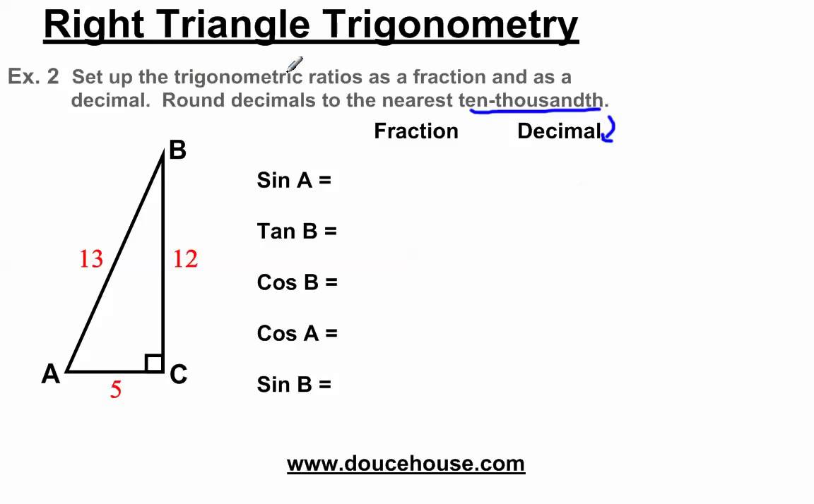 Right Triangle Trigonometry - Trigonometric Ratios