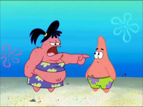 What Patrick doing? Why Patrick talk to meanies?