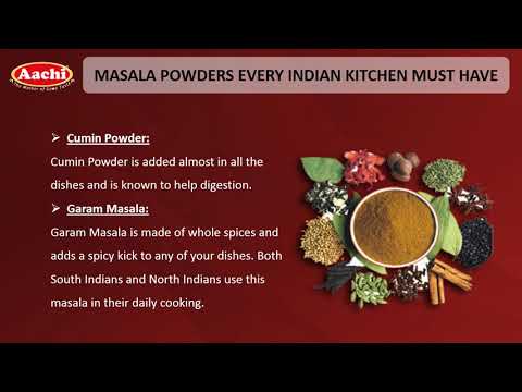 WHAT ARE THE MASALA POWDERS EVERY INDIAN KITCHEN MUST HAVE?