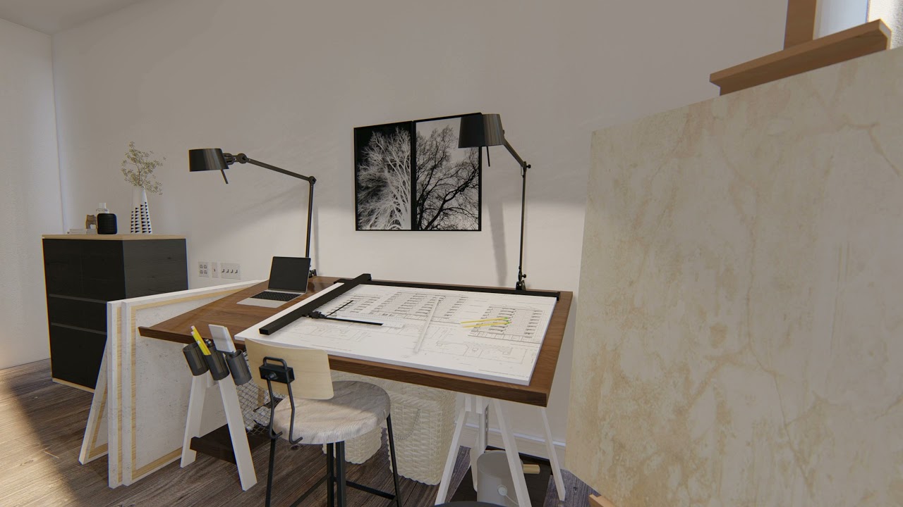Drafting Table Animation