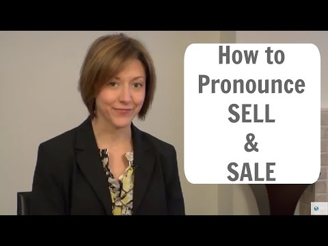 How to pronounce SELL (CELL) and SALE (SAIL) - American English Pronunciation Lesson #learnenglish