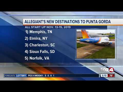 Five new flights announced in Punta Gorda