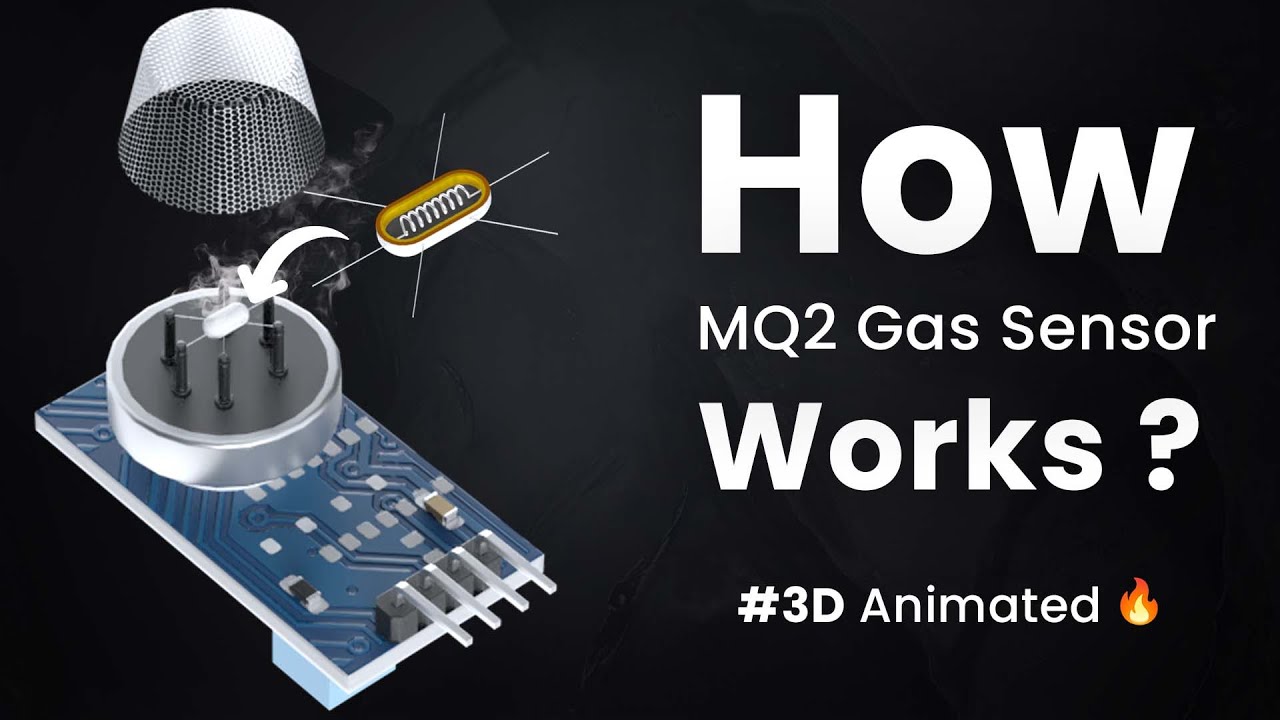 How MQ2 Gas Sensor works ? | 3D Animated 🔥