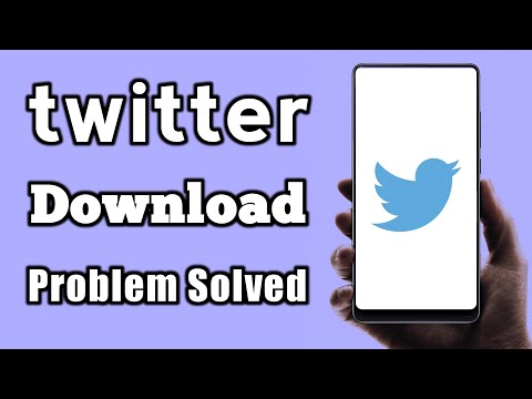 How to Twitter app Download Problem Solved in Play Store