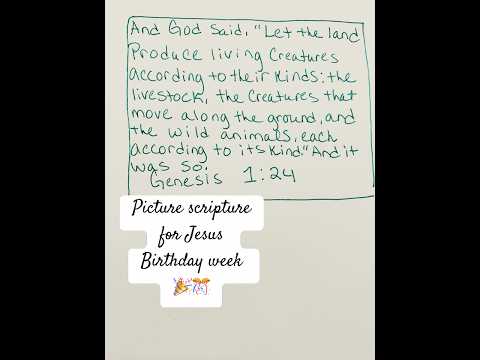 The artists artwork SPACEQUEENBARBIE Picture Scripture for Jesus birthday week