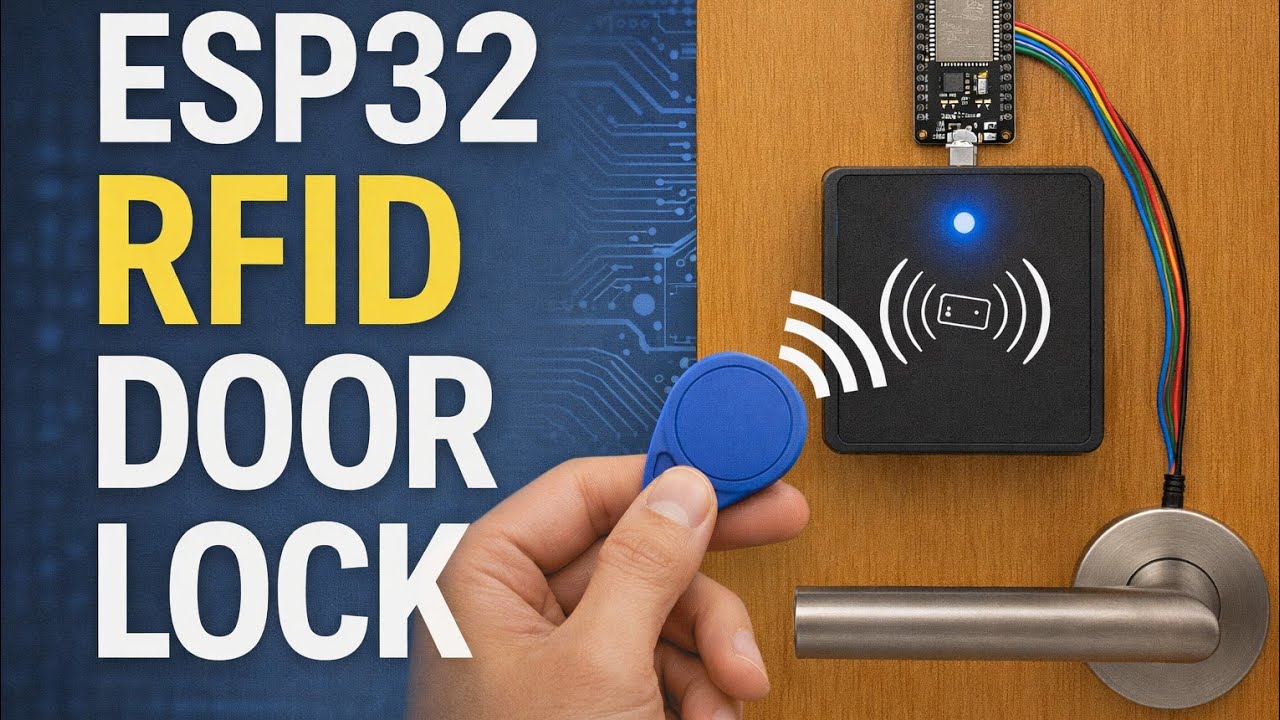 How to make RFID Door lock System using ESP32