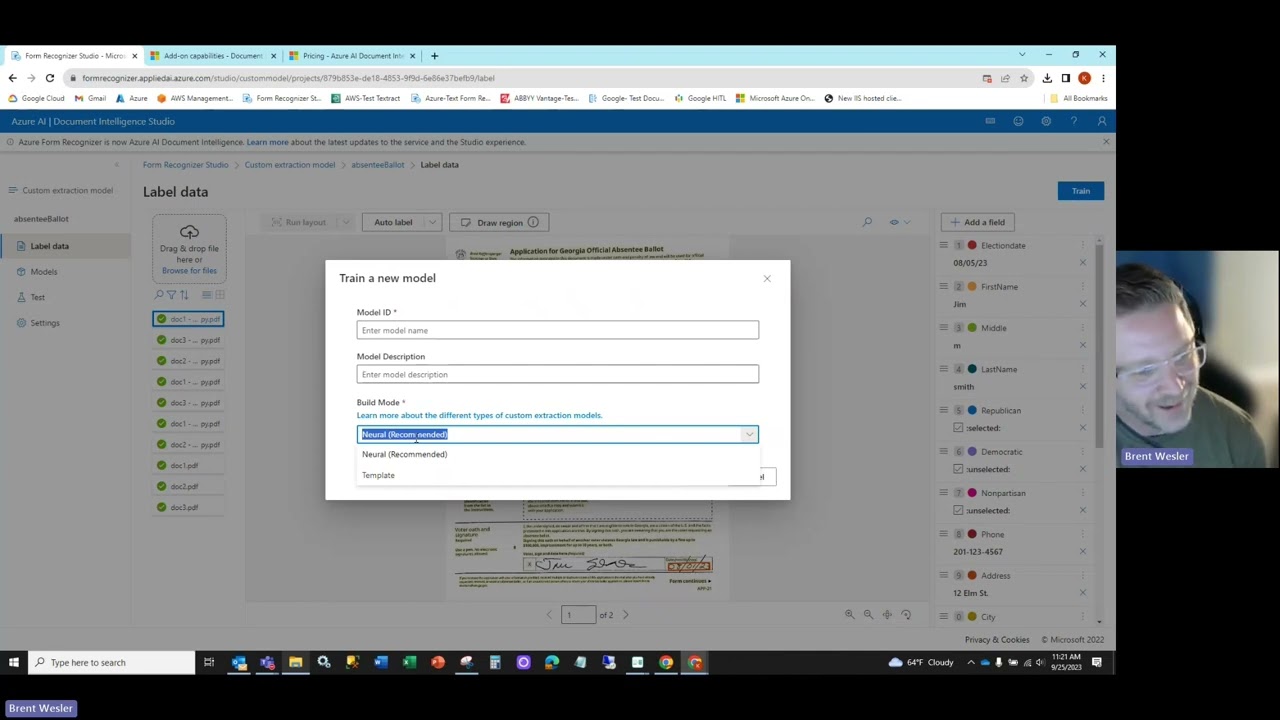 Microsoft Azure AI Document Intelligence New Analyze Options