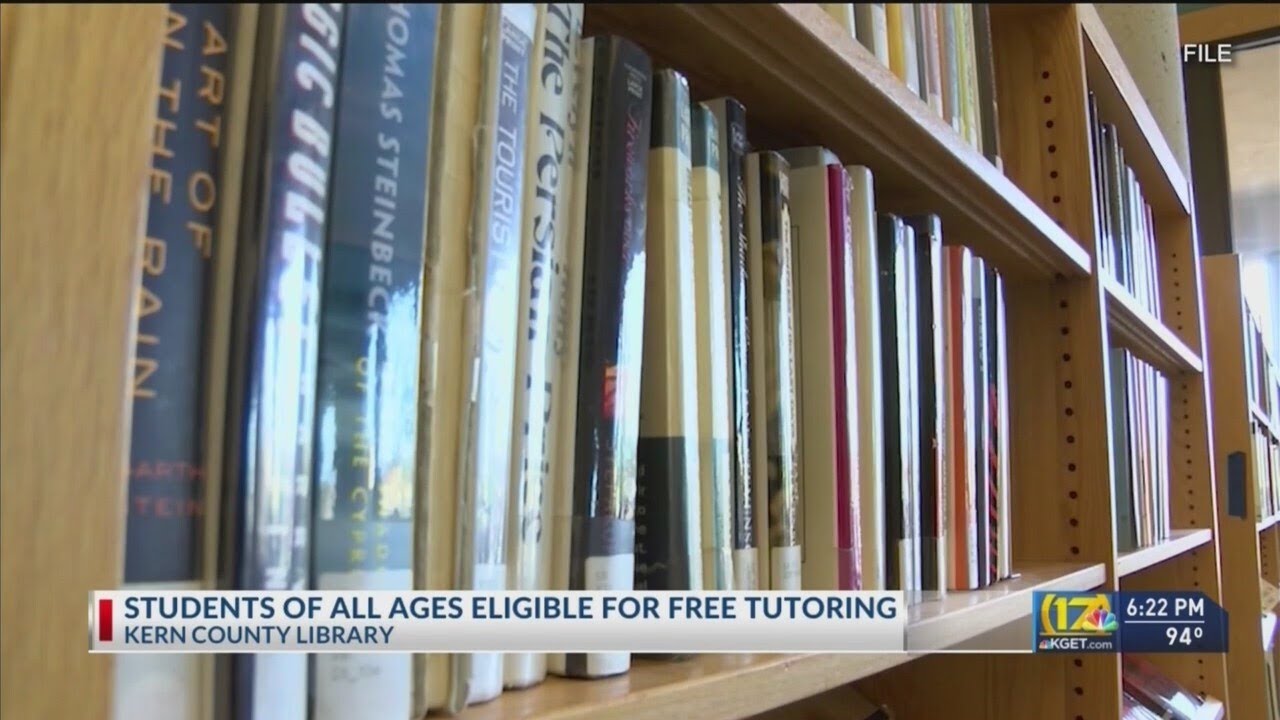 Kern County libraries to host free tutoring for everyone