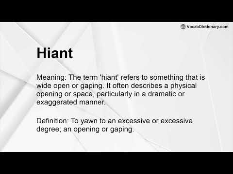 Hiant Meaning