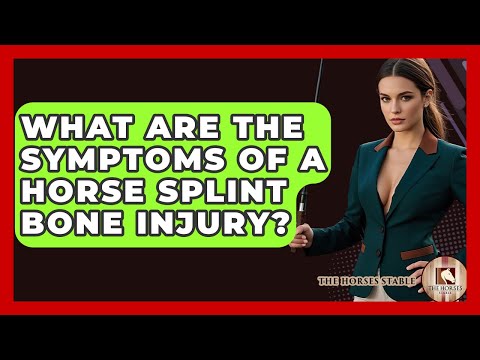 What Are The Symptoms Of A Horse Splint Bone Injury? - The Horses Stable