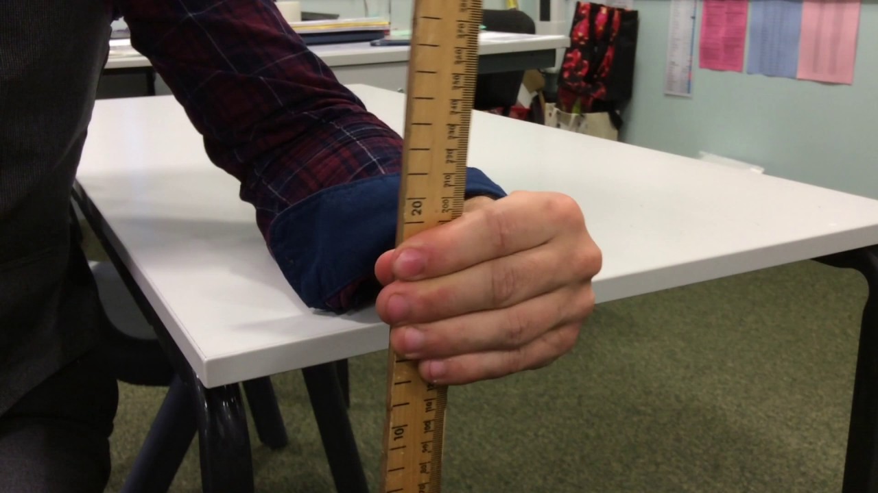 9-1 GCSE Biology Required Practical 7, Ruler drop